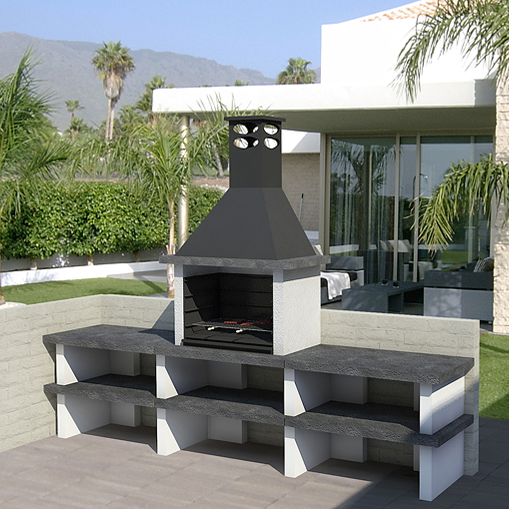 Barbacoa de obra Mixta - Comprar barbacoa de obra online
